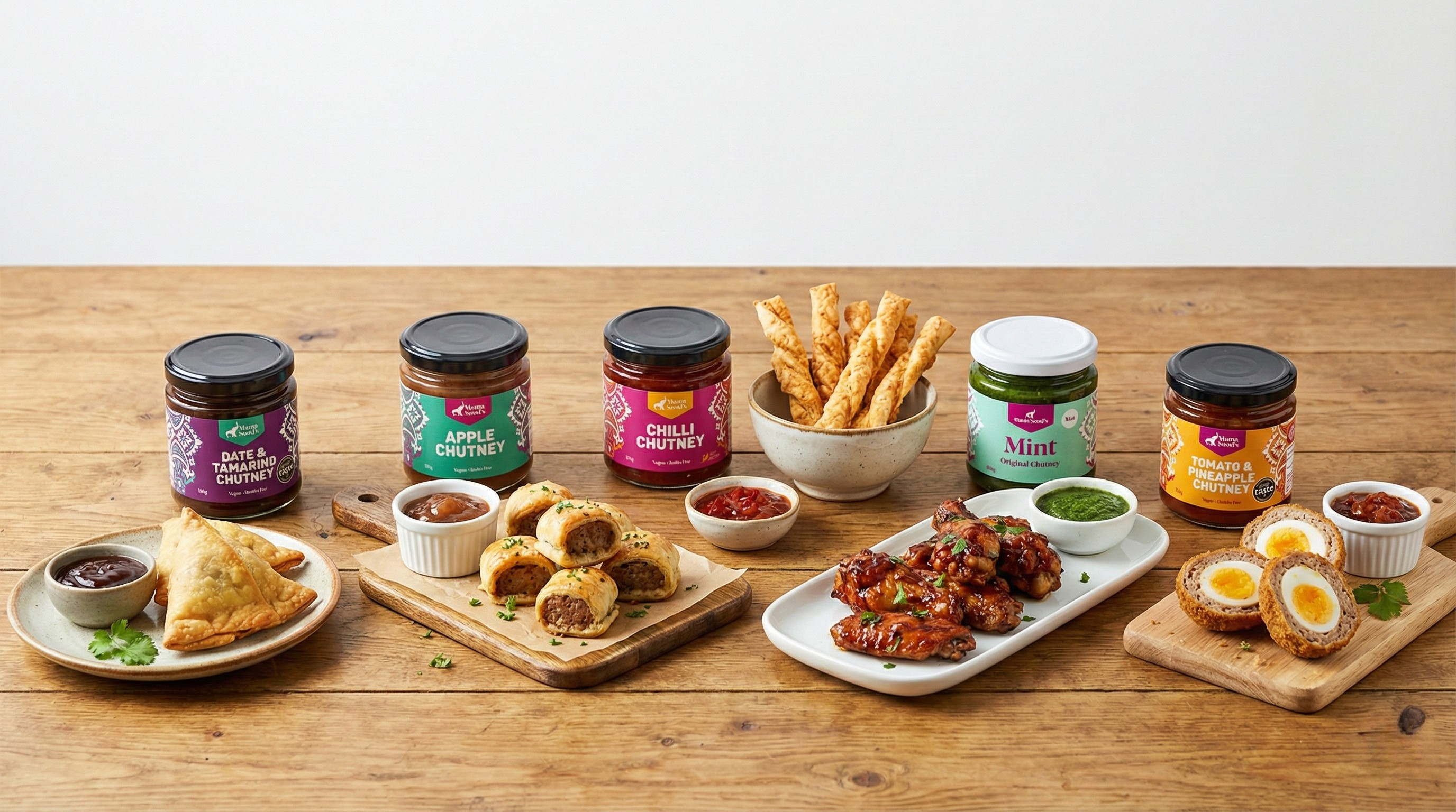 From Samosas to Sausage Rolls: Chutney Pairings for UK Snacks – Mama Sood's